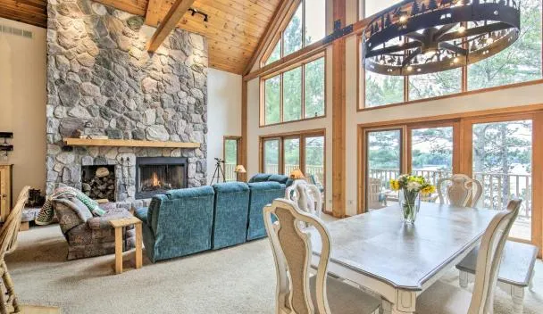 Waterfront Lake Tomahawk Cabin w/ Game Room!, Lake Tomahawk (updated ...
