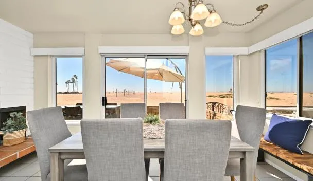 Oceanfront Home on the Boardwalk with 3 car Garage, AC, Giant Patio ...