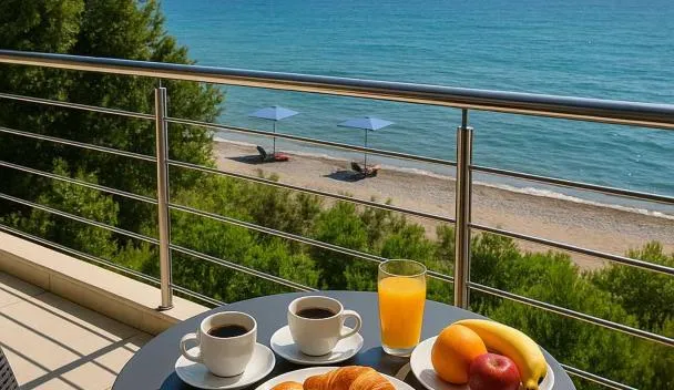 Beachfront Rio Escape - Luxurious Coastal Retreat, Paralía Proastíou ...