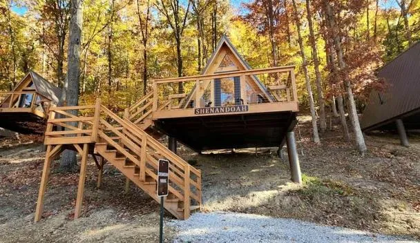 Lovely Rural Cabin Nestled Among Nature by Tappan Lake in Ohio ...