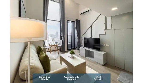 250m BTS l Duplex Unit l Rooftop Pool l Sontana, Bangkok (aktualisierte ...