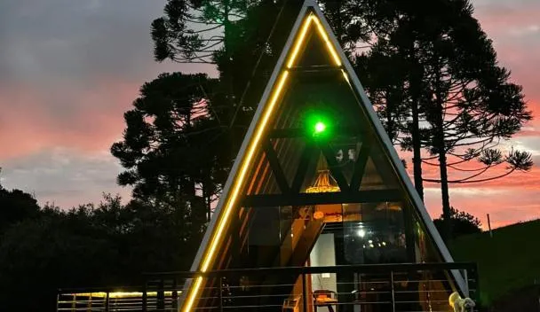Chalé Montem Verde I Refúgio na Serra Catarinense em Ponte Alta SC ...