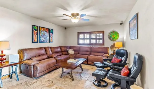 Custom canal-front home with private pool, palapa hut, & outdoor ...