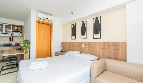 Flat Saint Moritz, Espaçoso, Região Central de Brasília, Vista para ...