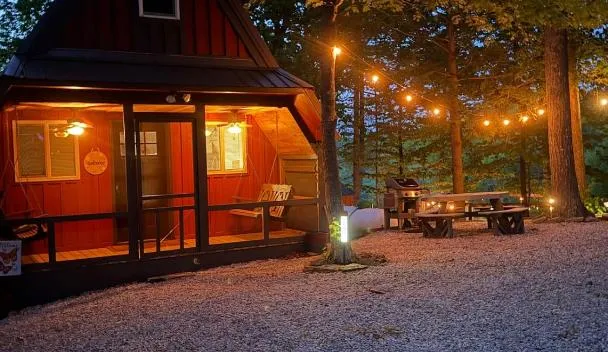 A-Frame Hot Tub Cave Run Red River Gorge, Wellington (precios ...