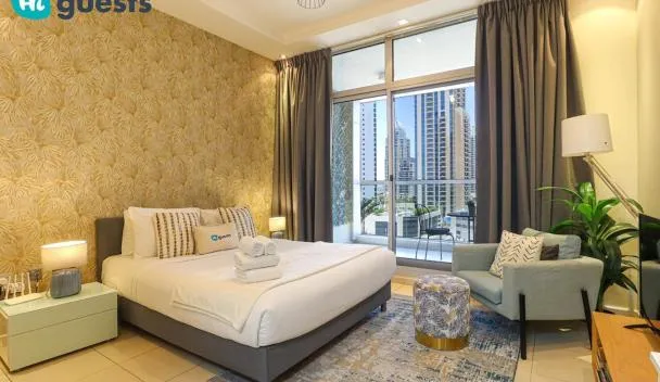 Modern Studio 5 mins to the beach, Dubái (precios actualizados en 2026)