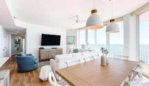 Gulf-Front Corner Condo w Amazing Views Huge Deck & Shared Pools Hot ...