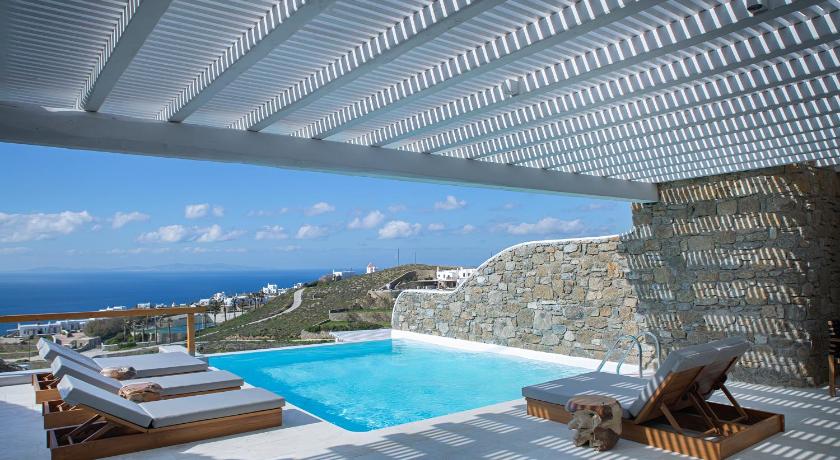 Book VILLA HERMES- PRIVATE POOL AMAZING VIEW in Mykonos - BEST PRICES ...
