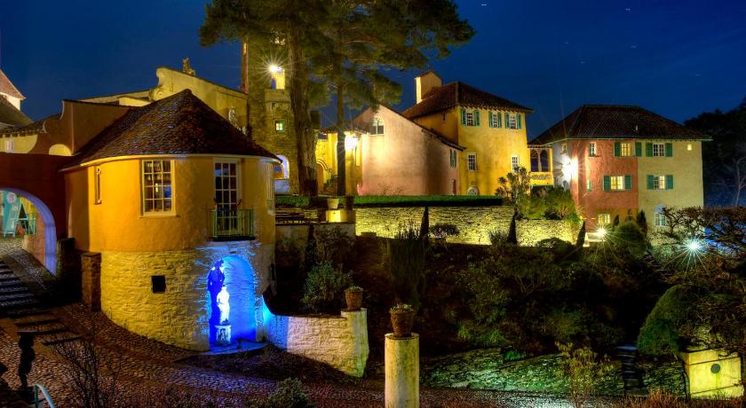 Portmeirion Village & Castell Deudraeth in Portmeirion, North Wales