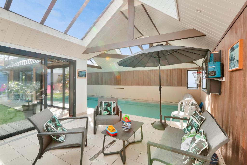 La maison bleue - Erquy - Piscine couverte, Maison de vacances Erquy