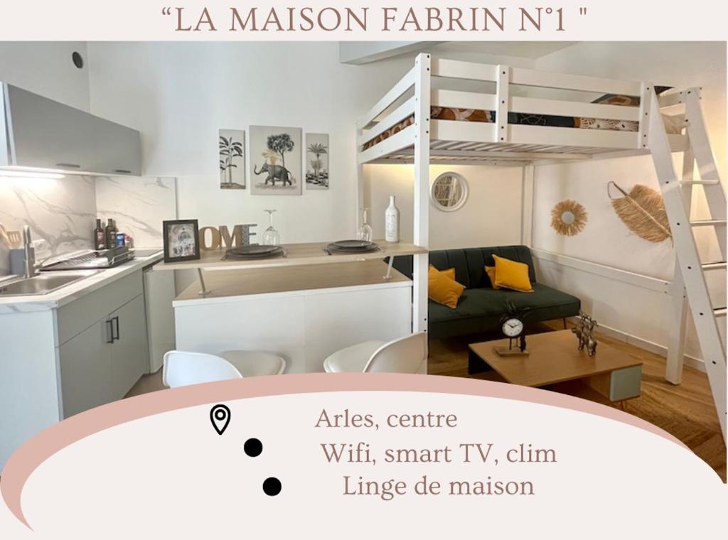 La maison Fabrin Studio N1 Arles centre, Maison de vacances Arles