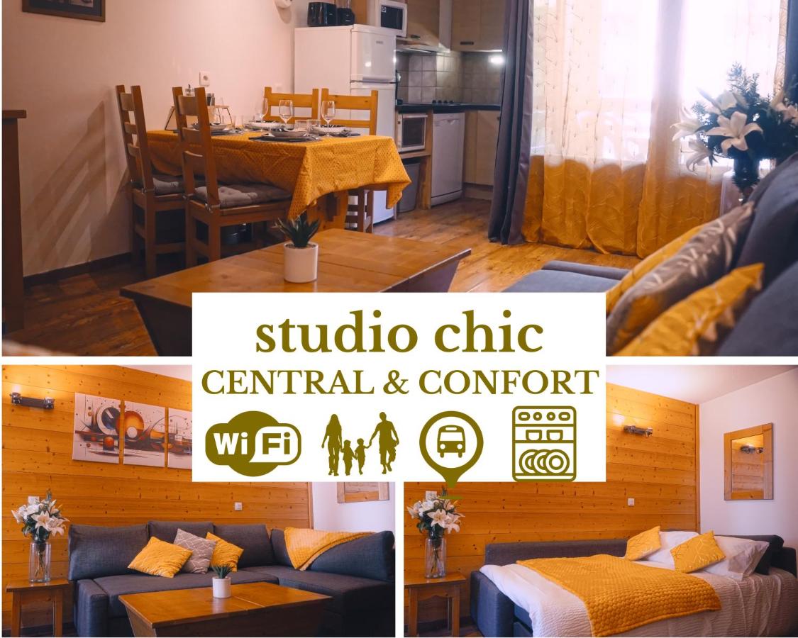 studio chic redécoré avec soin, idéal couples familles ou entre amis ...