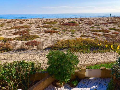 Villa Sur Le Sable Vue Mer Panoramique Piscine Clim Wifi - Le Barcarès