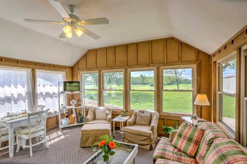 Historic Ottawa Lake House: Deck, Barn + 96 Acres! - Riga, MI