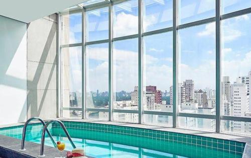 Flat Moderno Aconchegante Mobiliado E Com Sacada Ibirapuera - Sao Paulo