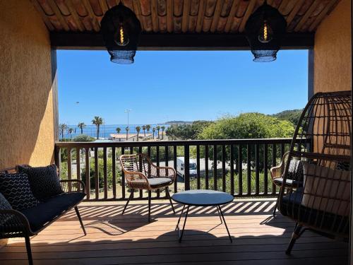 Appartement Neuf Climatise - Vue Mer Saint-tropez - 50m Plage Et Port - Piscine - Gassin