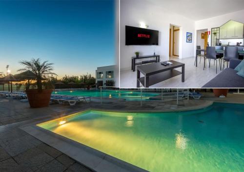 Sea View Apartment - 3 Swimming Pool & Fitness - Albufeira