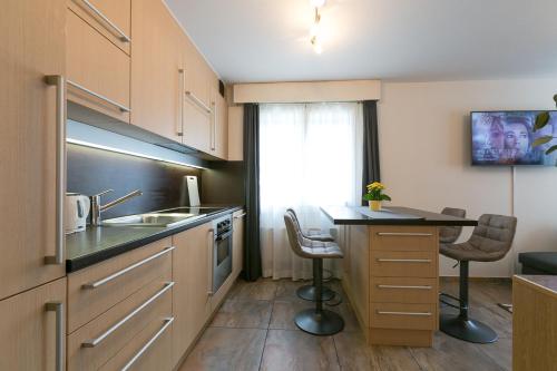 Spirit Apartments - Studio 2 - Kuche - Parkplatz - Engelberg