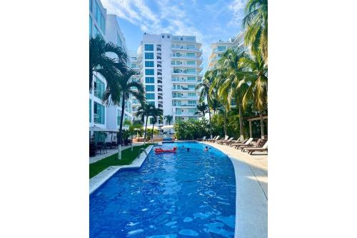 Depto 2 Pisos, Vista Alberca. A 50 Mts Del Mar - Nuevo Vallarta