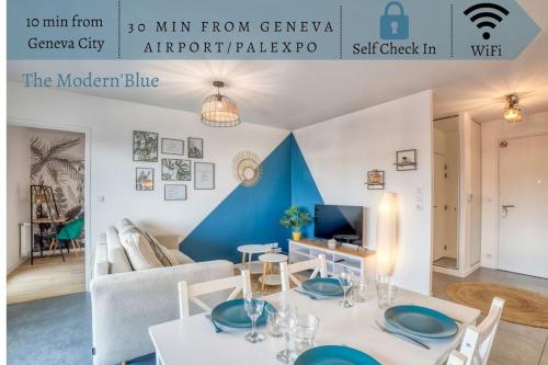 Modern'blue - Gare Annemasse A 3min-geneve Acces Direct - Annemasse