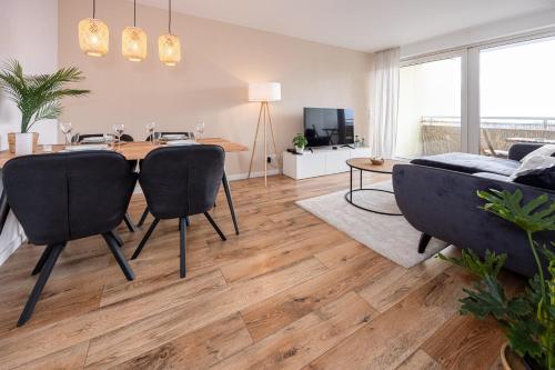Moderne 2-zimmer-wohnung Mit Atemberaubender Skyline Aussicht Auf Frankfurt L Parkplatz L Netflix L - Frankfurt am Main