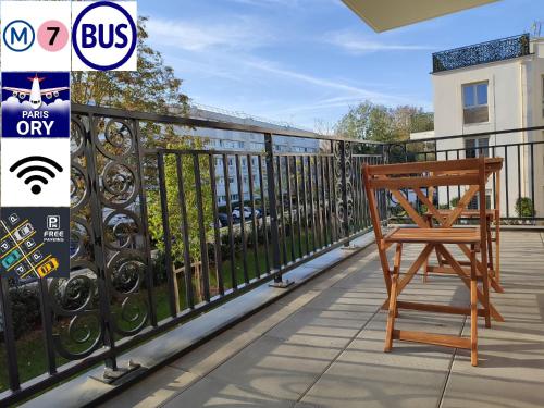 Bright New Apartment Near Paris + Parking - Chevilly-Larue