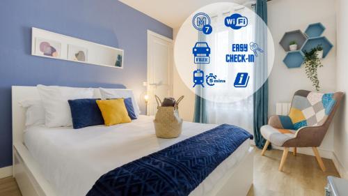 Bee Home Metro 7 + Rer C + Easy Check-in + Parking - Ivry-sur-Seine