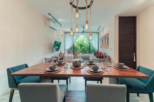 Luxury 2 Bdr 2 Bth 2 Bikes Jacuzzi Fiboptic Wifi. - Tulum