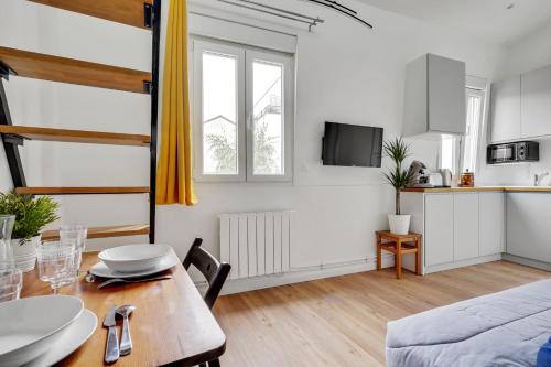 Studio Avec Mezzanine - Wifi - Proche Paris (R8) - Montreuil