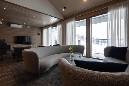 Kultakero Northern Sky, 3br Penthouse With Jacuzzi 128m2 - 로바니에미
