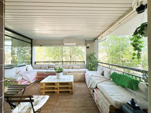 New 3br Loft With Balcony And Sauna - Helsinki