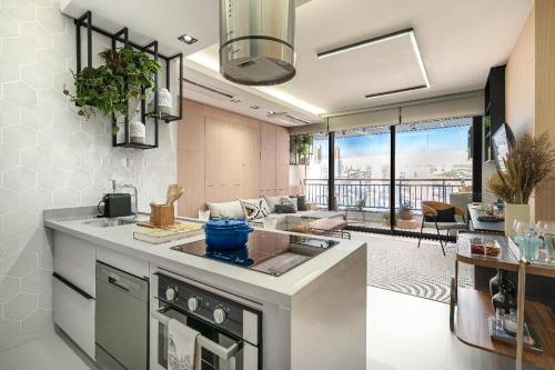 Flat De Luxo Decorado, Com Lava Loucas - Campo Grande