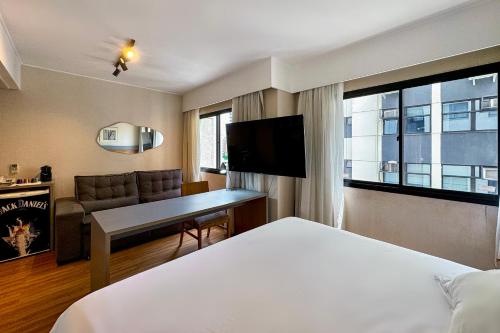 Flat Em Hotel Em Moema - São Paulo