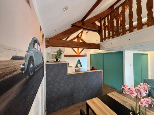 Mini-loft, Terrasse 24m2, Internet Haut-debit, Garage Prive Et Place De Parking - Audincourt