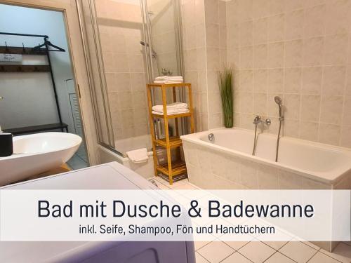 Lichtdurchflutete Moderne Stadtwohnung, Kuche, Waschtrockner, Smarttv - Brandenburg an der Havel