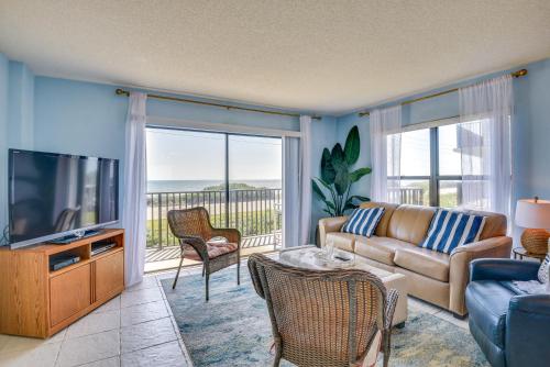 Ormond Beach Ocean-view Condo W/ Private Balcony! - Flagler Beach, FL