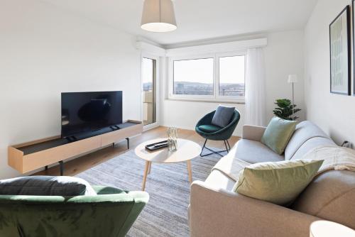 Stayy On Top Penthouse Premium Apartment Near Airport 24h Self Check-in - Opfikon