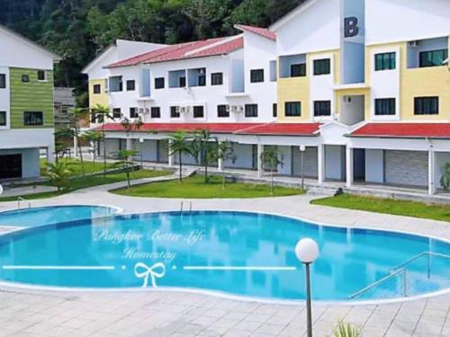 Pangkor Island Pool View Studio 2 Queen Beds 2 Min Walk To The Beach Free Wifi & Parking - Pangkor Island