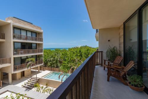 Ocean View 2 Bedroom Apartment In Punta Cocos - A201 - Holbox