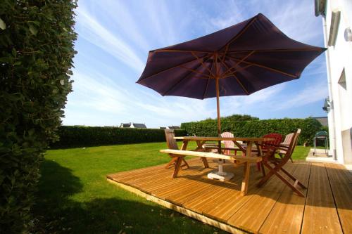 Tipoz'immo - Maison Ar Baradoz - Vue Mer - 800m De La Plage - Wifi Inclus - Draps Inclus - Terrasse - Pouldreuzic