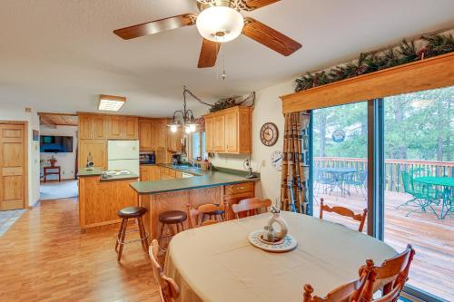 Furnished Deck, Black Hills View: 'Lazy U' Retreat - Keystone, SD