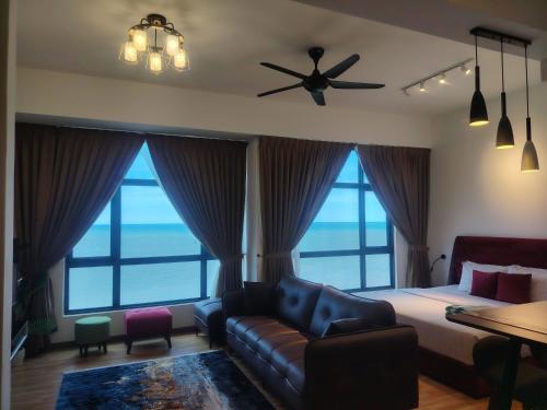 Seaview Studio With King Bed At Imperium Residence - 關丹