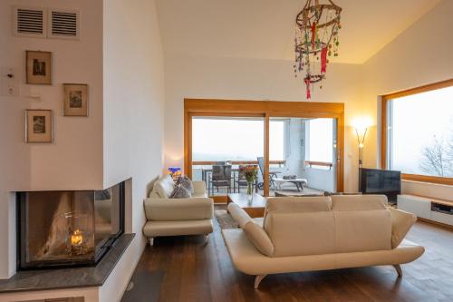 Edelweiss Ferienwohnung, Panoramablick - Flims