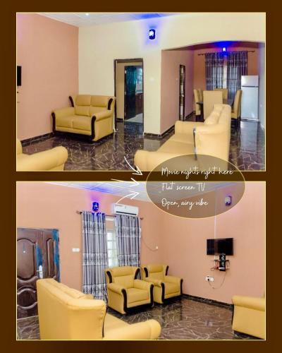 Royal Guests Holiday Lets - A Modern 2-bedroom Apartment With Balcony, 24h Cctv, Perfect For Familie - Benin City