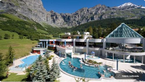 Center, Sauna, View - Haus Linaria - Loèche-les-Bains