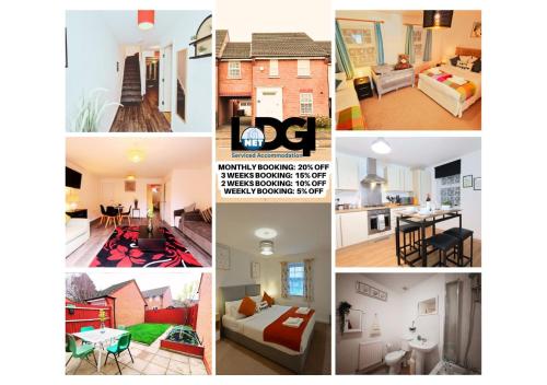 Roomy Spark Home With Parking, Garden, Wi-fi - Telford