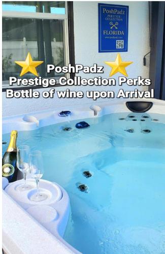 Poshpadz Pool Villa, Hot Tub, Near Beach, Sleeps 6 - Jupiter, FL