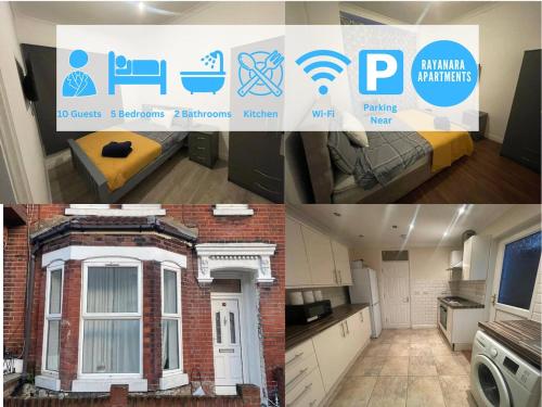 Entire House - 5 Bedroom - Southampton City Centre - Southampton