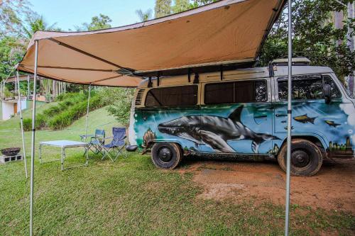 Quinta Do Vale - Kombi Home Varanda, Vista Lago, Piscina, Cascata - Itatiba