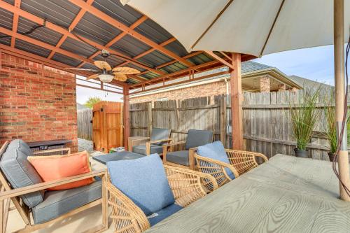 Private Patio + Yard: Home By Tinker & Hospitals! - Midwest City, OK